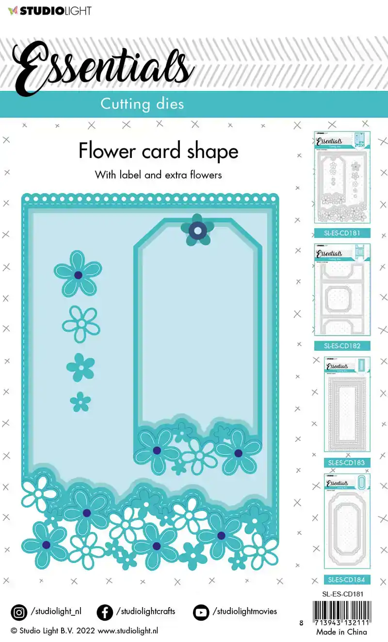 Studio Light Essentials Flower Cardshape NR.181